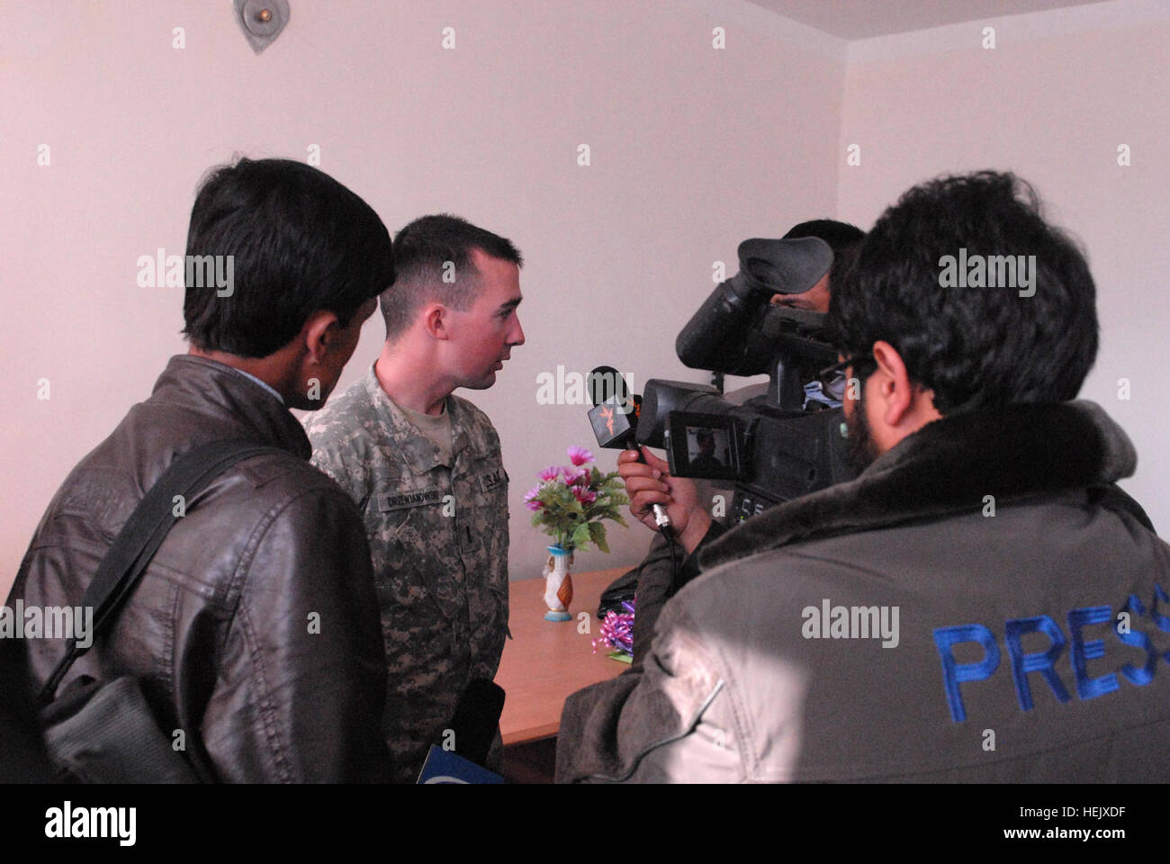 PARWAN PROVINCE, Afghanistan— 1st Lt. Samuel Drzewianowski, 1st Platoon ...