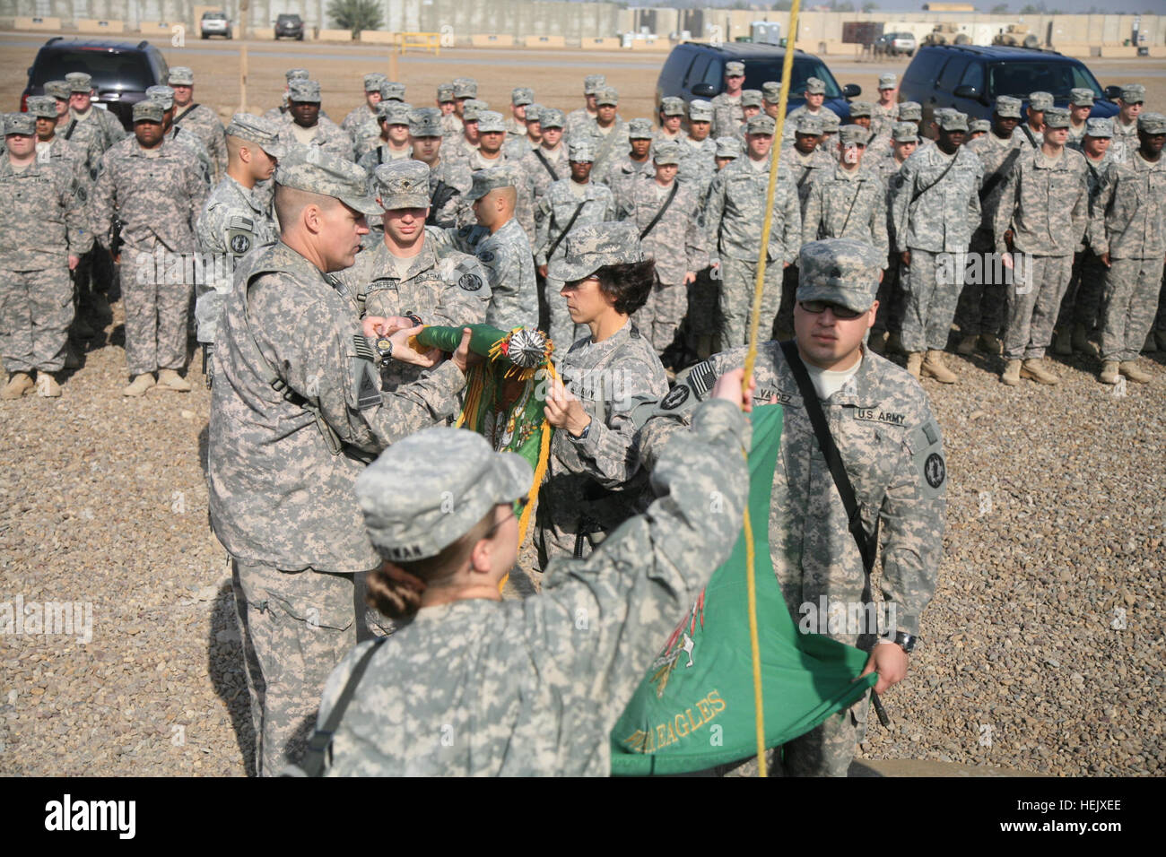 The 93rd Military Police Battalion Commander Lt. Col. Thomas H. Byrd ...