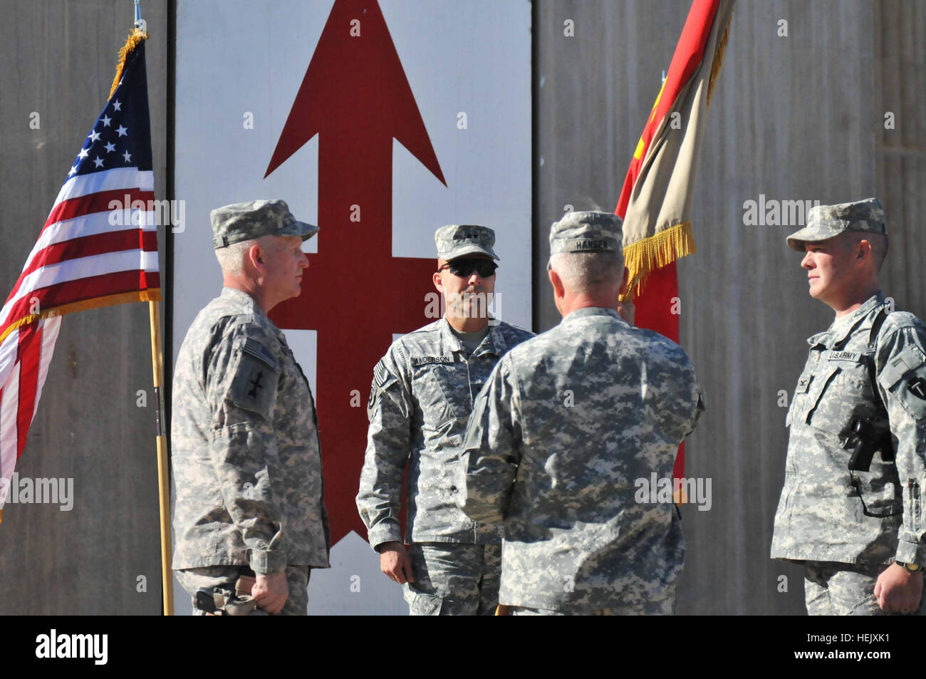 The new commander in chief armed forces army hi-res stock photography ...