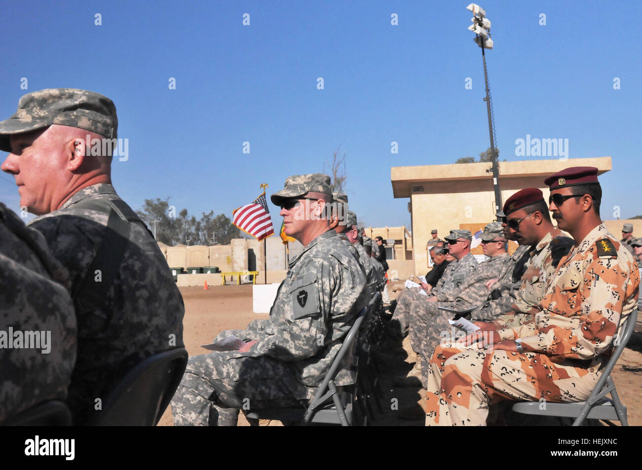 In this image released by the Texas Army National Guard, Col. John Huey ...