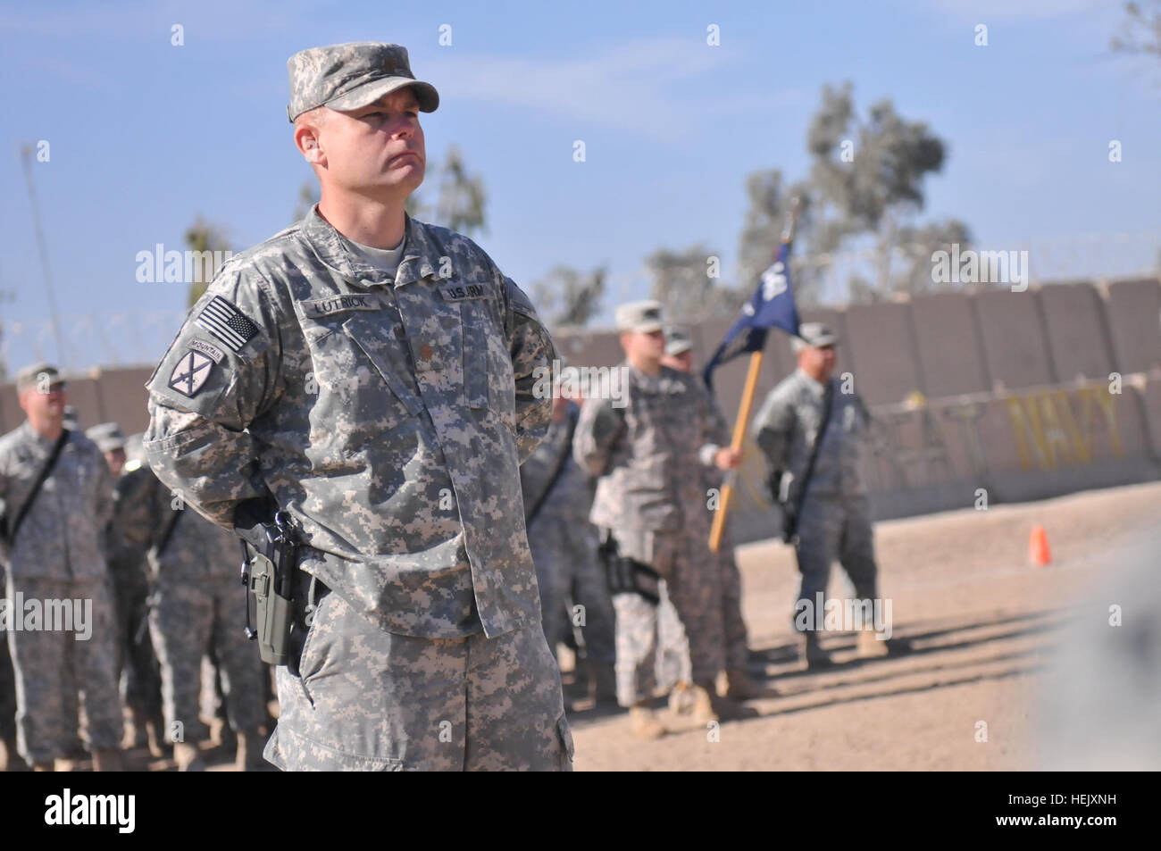 In this image released by the Texas Army National Guard, Maj. Carl ...