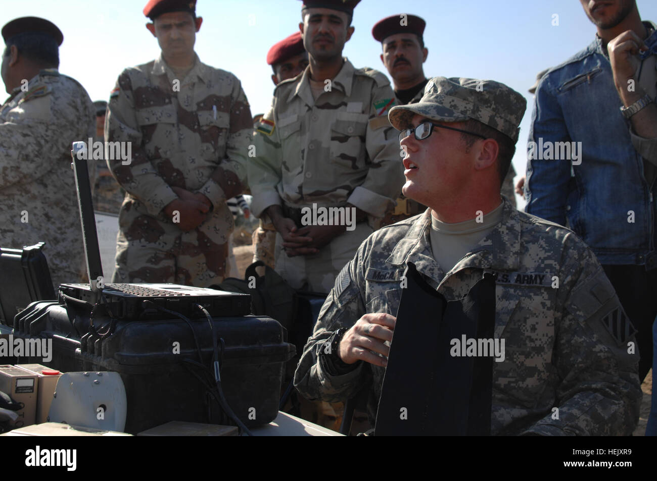 U.S. Army Spc. Joshua McCarthy, attached to Commanche Troop, 3-1 ...