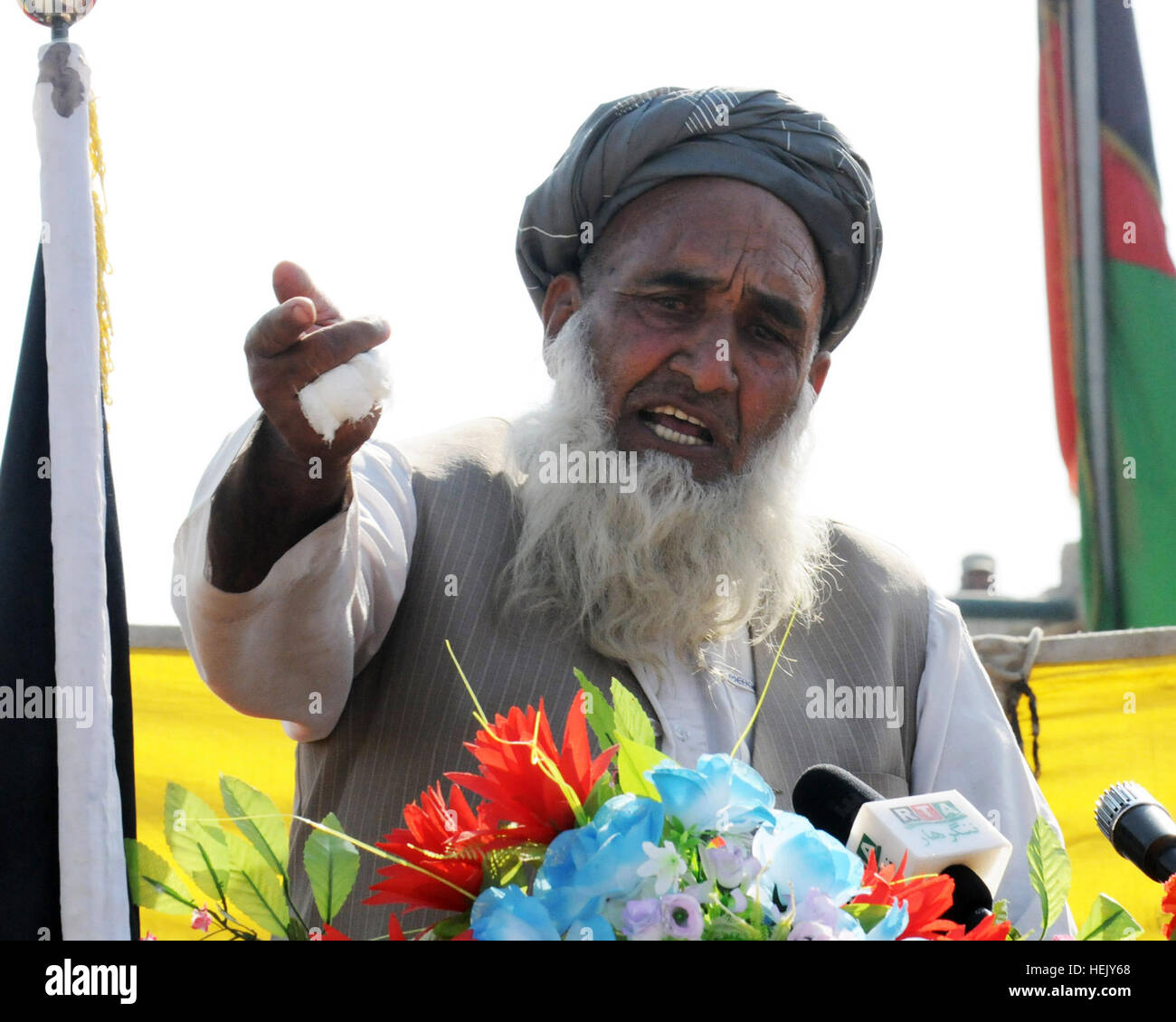Malik Niyaz, an influential tribal leader of the Mohmand Valley ...