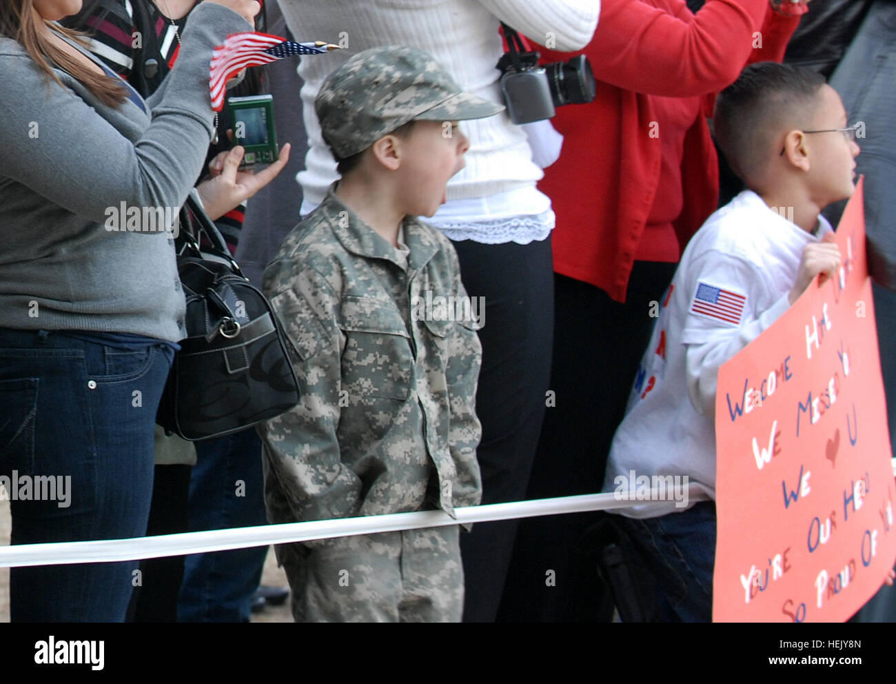 Mason Fletcher, son of 1st Sgt. Randall Fletcher, 1st Battalion, 321st ...