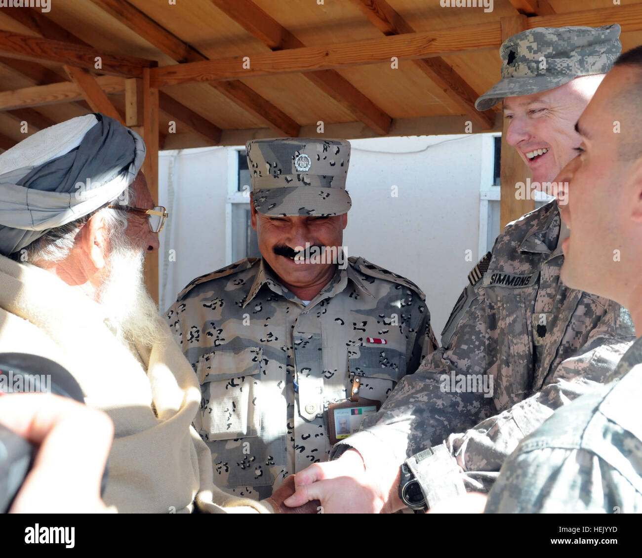 U.S. Army Lt. Col. Randall V. Simmons, Jr. commander 1st Squadron ...