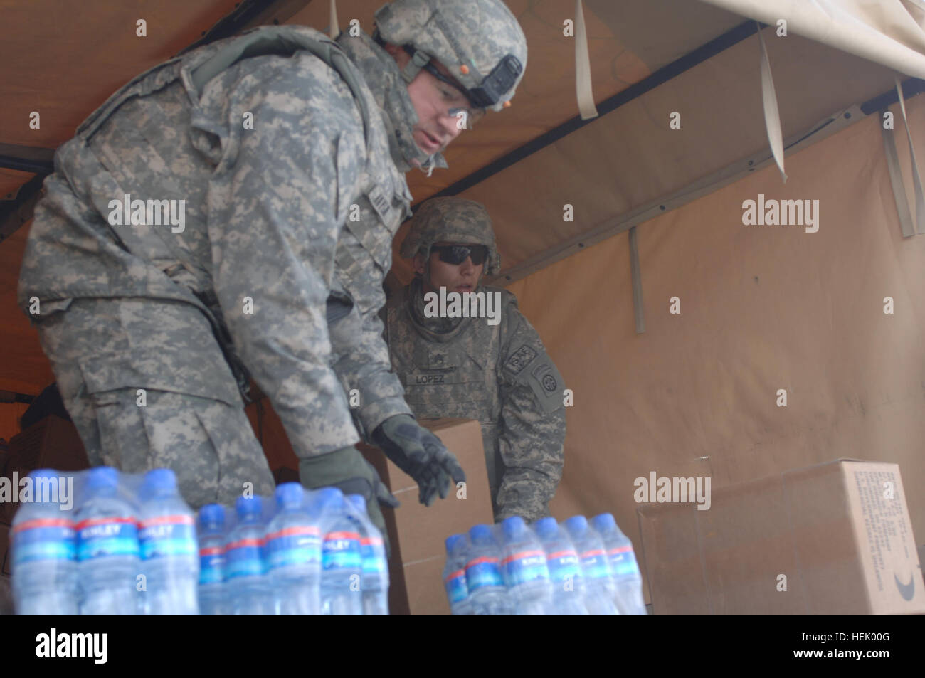 U.S. Army Staff Sergeants Steven Lopez and Adam Naylor both wheeled ...