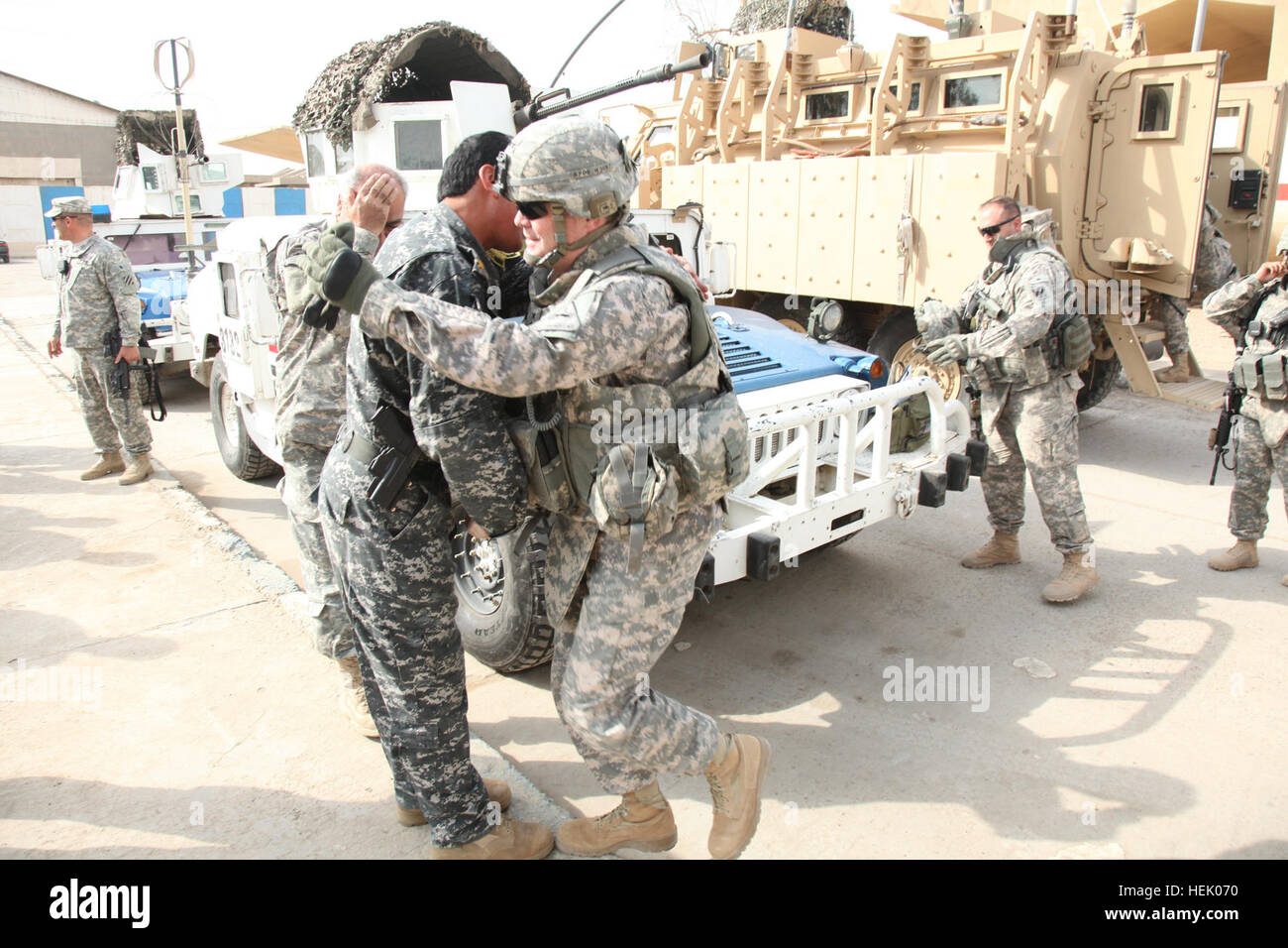 U.S. Army Maj. Gen. Terry Wolfe, commander of the 1st Armored Division ...