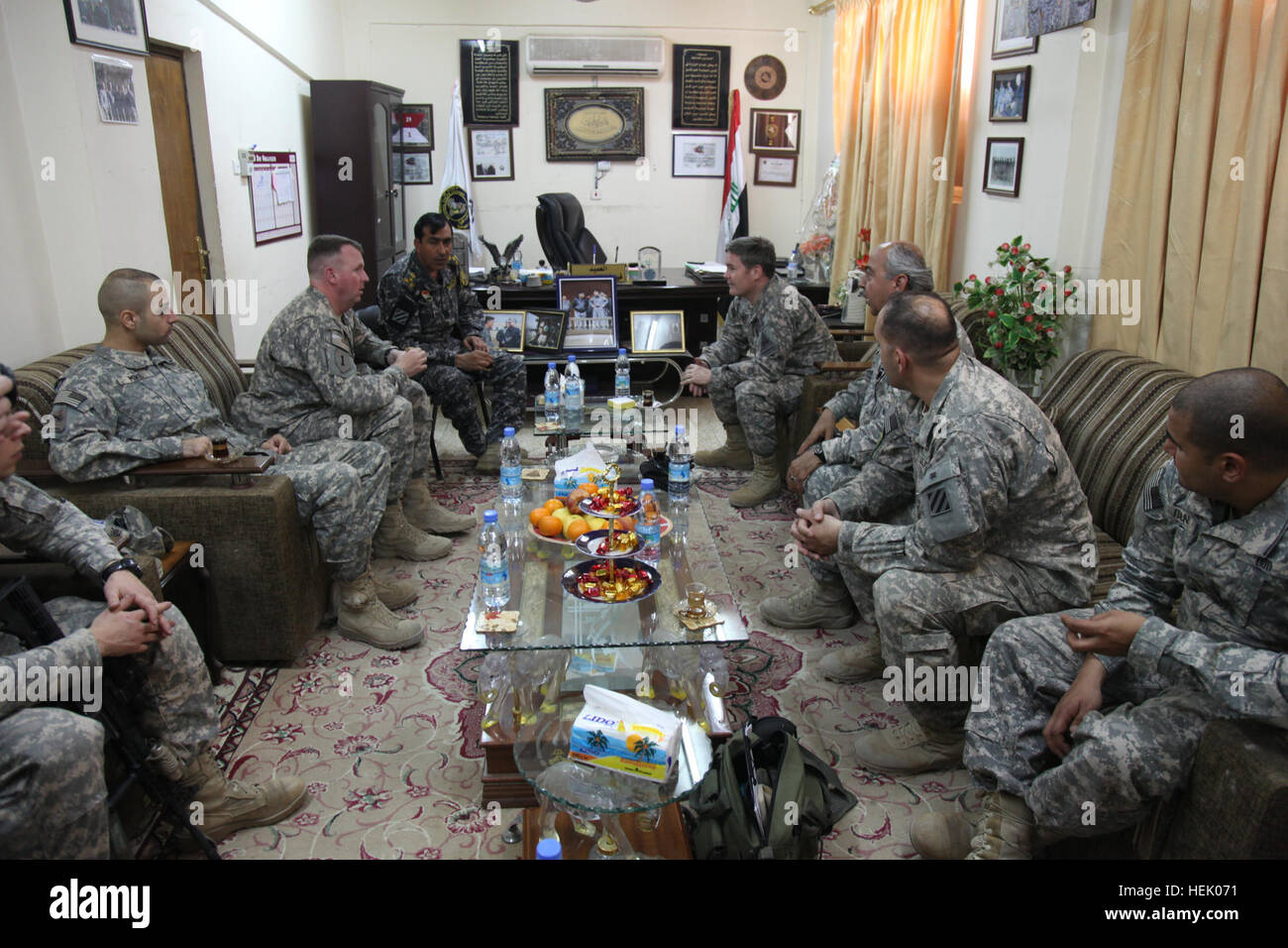 U.S. Army Maj. Gen. Terry Wolfe, commander of the 1st Armored Division ...