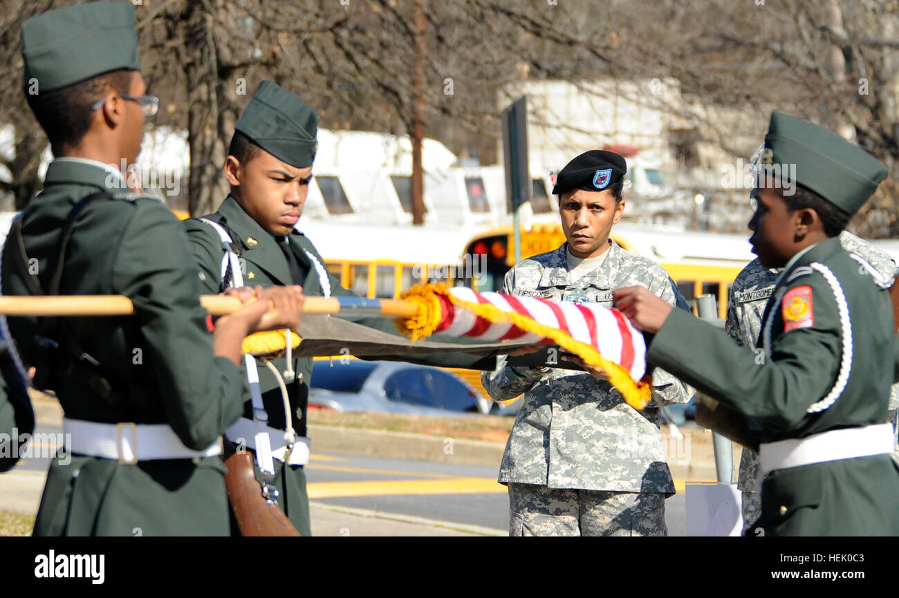 Jrotc color guard hi-res stock photography and images - Alamy