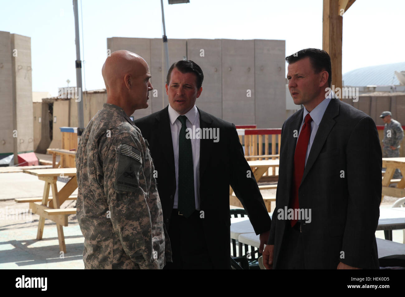 U.S. Army Col. Peter Newell, Commander of 4th Brigade Combat Team 1st ...
