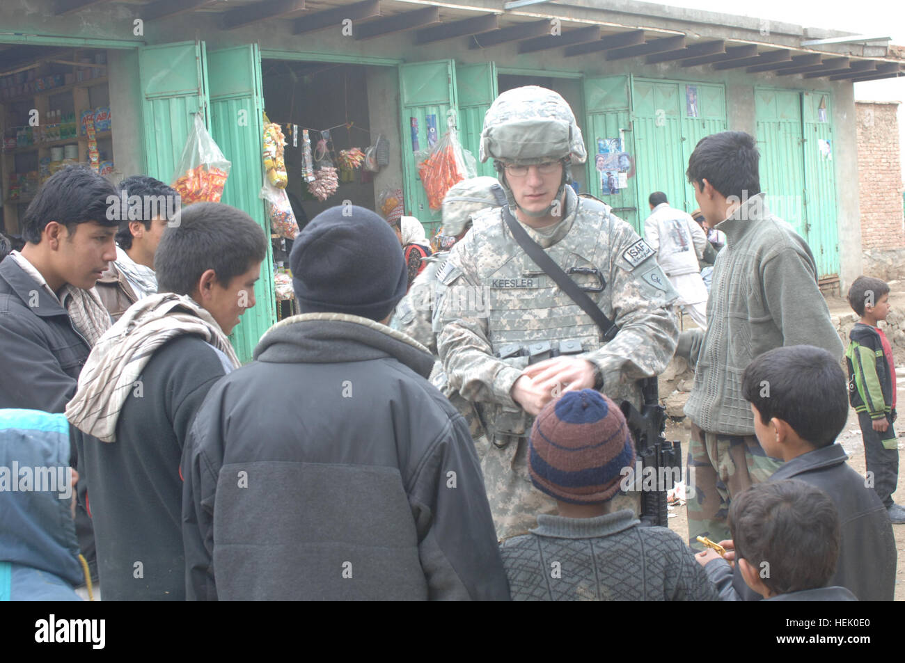 U.S. Army Spc. Brandon Kessler from the 38th Infantry Division ...