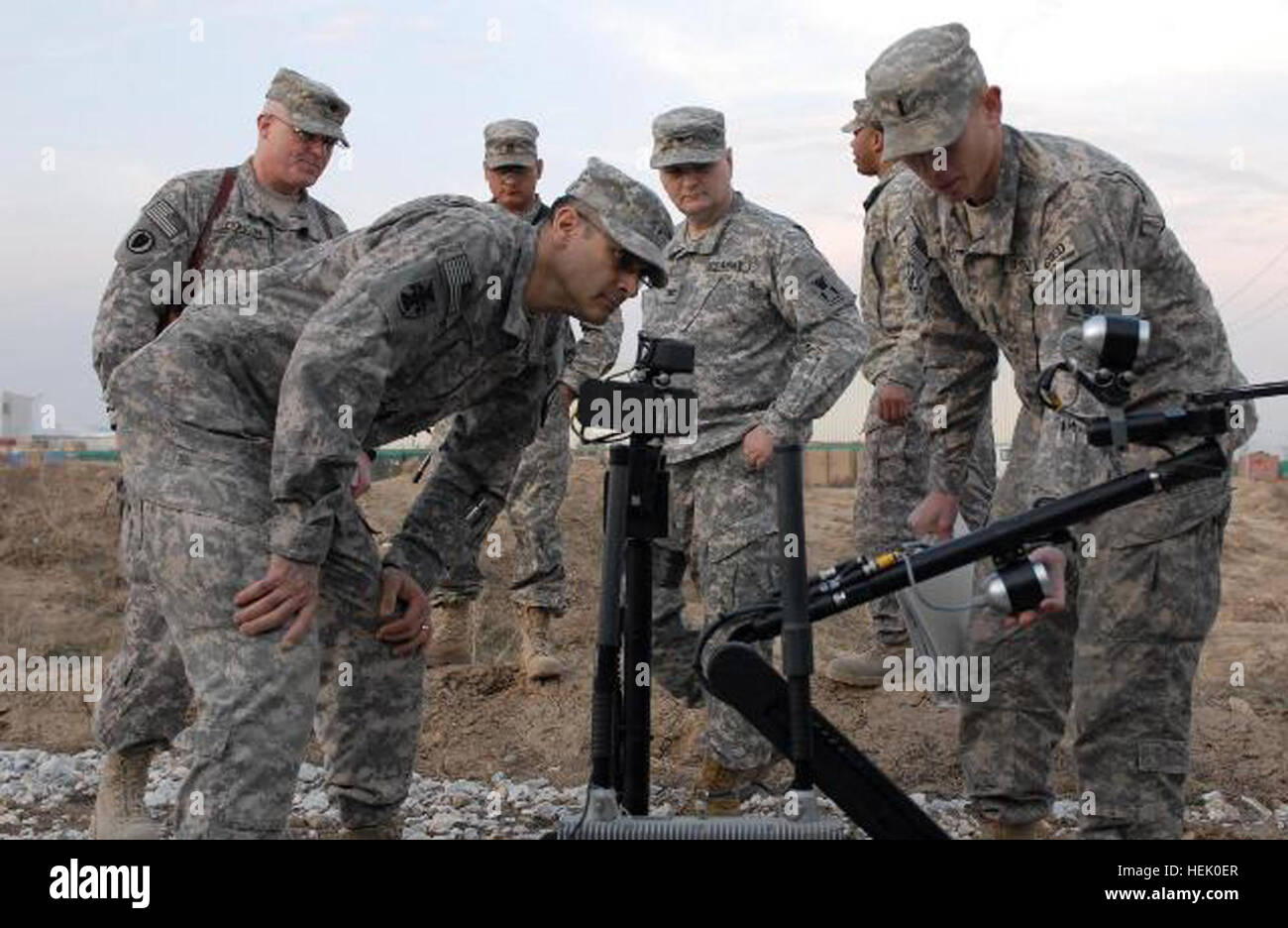 U.S. Army 1st Lt. Gregory Black (right), 539th Explosive Hazard Team ...