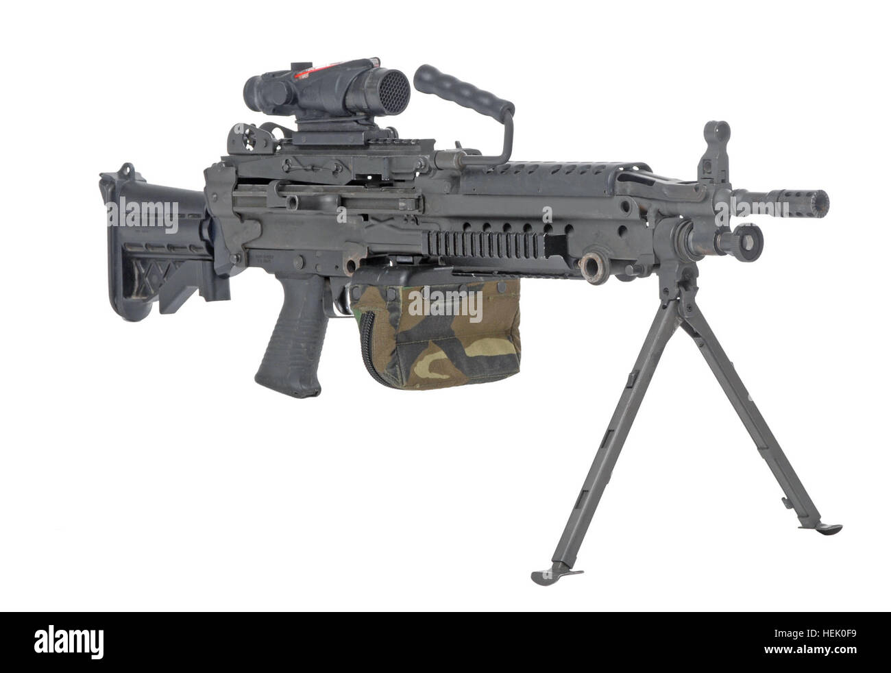PEO M249 SAW Para ACOG Stock Photo - Alamy