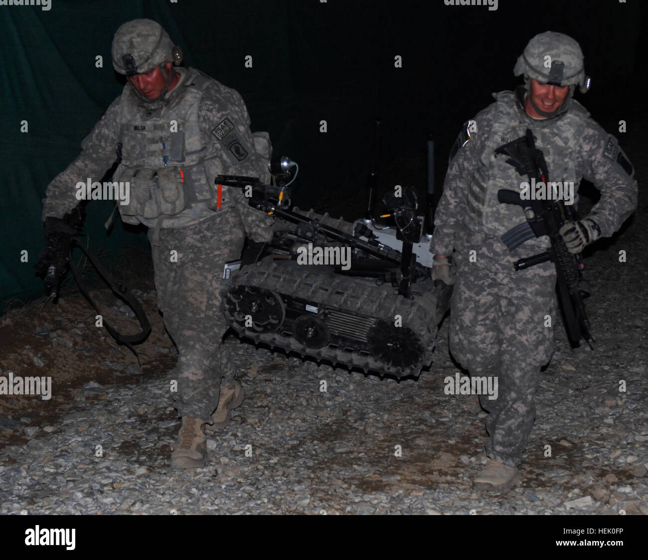 BAGRAM AIRFIELD, Afghanistan – Staff Sgt. Daniel Walsh (left), a native ...