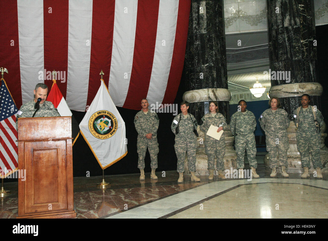 Brig. Gen. Donald J. Currier, 49th Military Police Brigade commander ...
