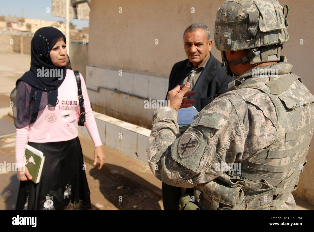 AL KUT, IRAQ – Sgt. Ivan Cabrera, with the 490th Civil Affairs ...