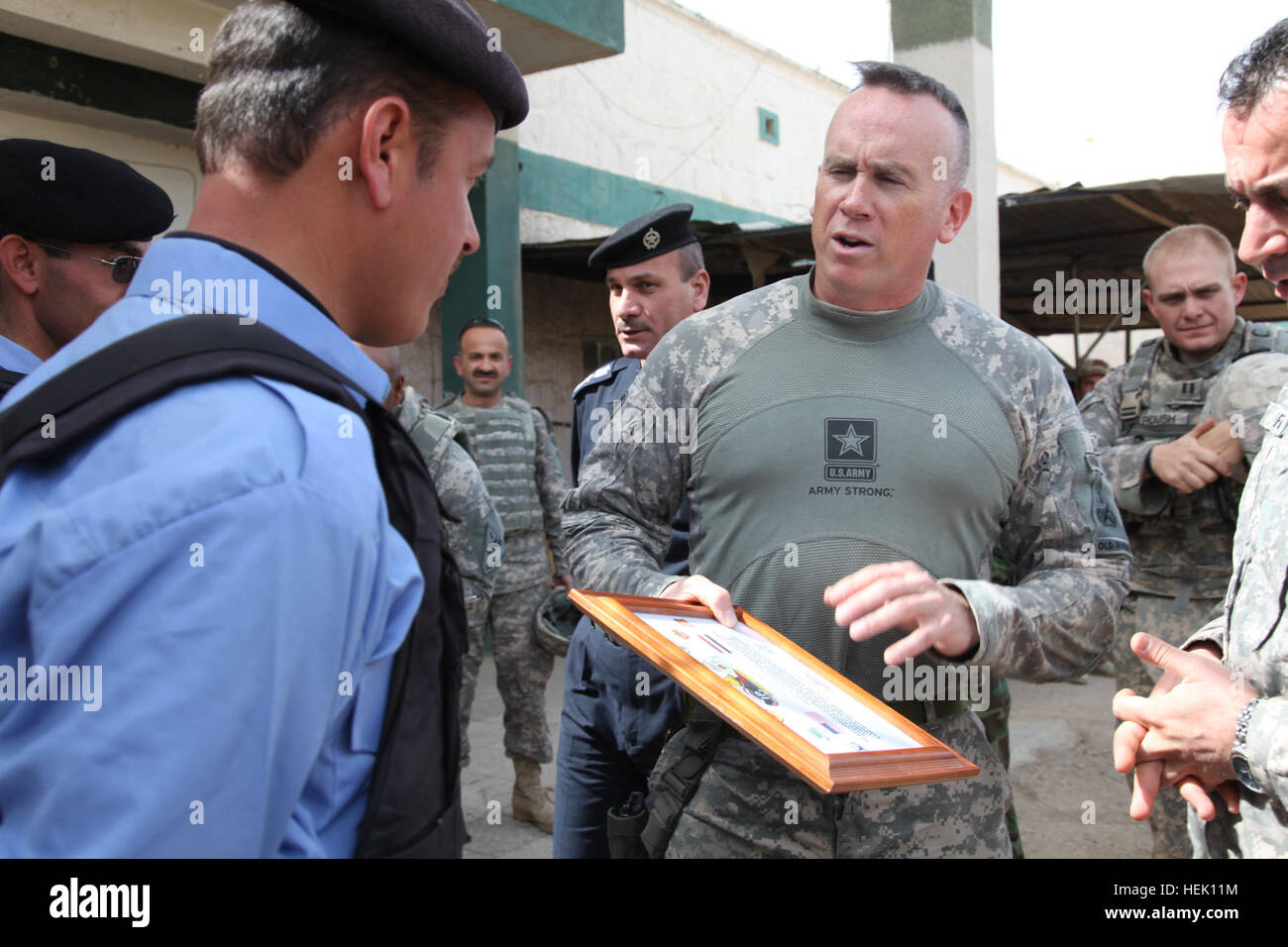 U.S. Army Col. Larry Swift, Commander, Ready First, 1st Brigade, 1st ...