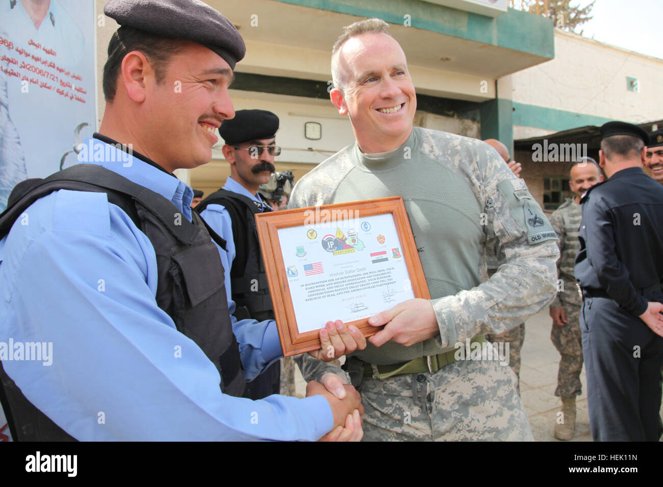 U.S. Army Col. Larry Swift, Commander, Ready First, 1st Brigade, 1st ...