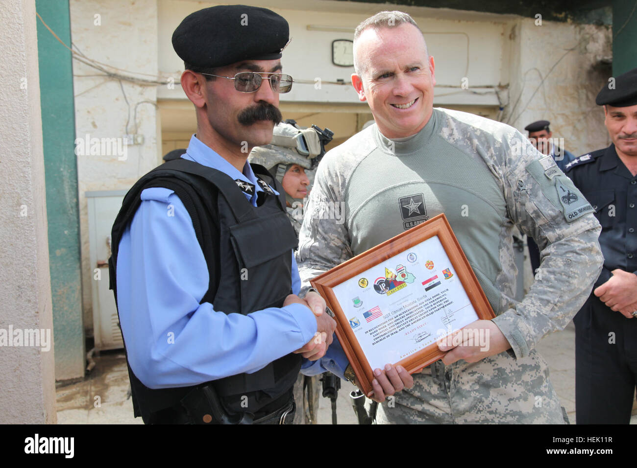 U.S. Army Col. Larry Swift, Commander, Ready First, 1st Brigade, 1st ...