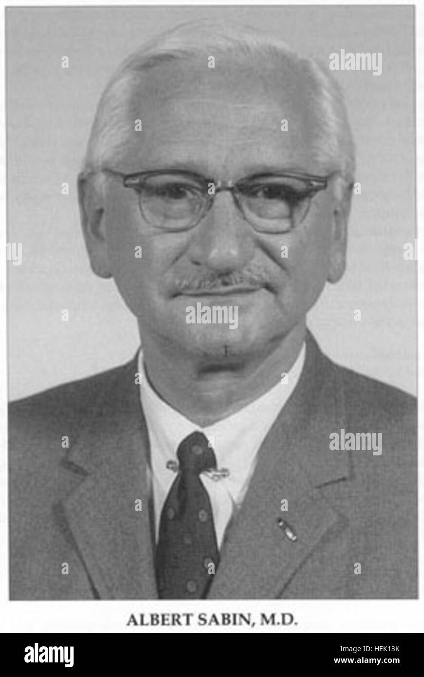 Albert sabin hi-res stock photography and images - Alamy