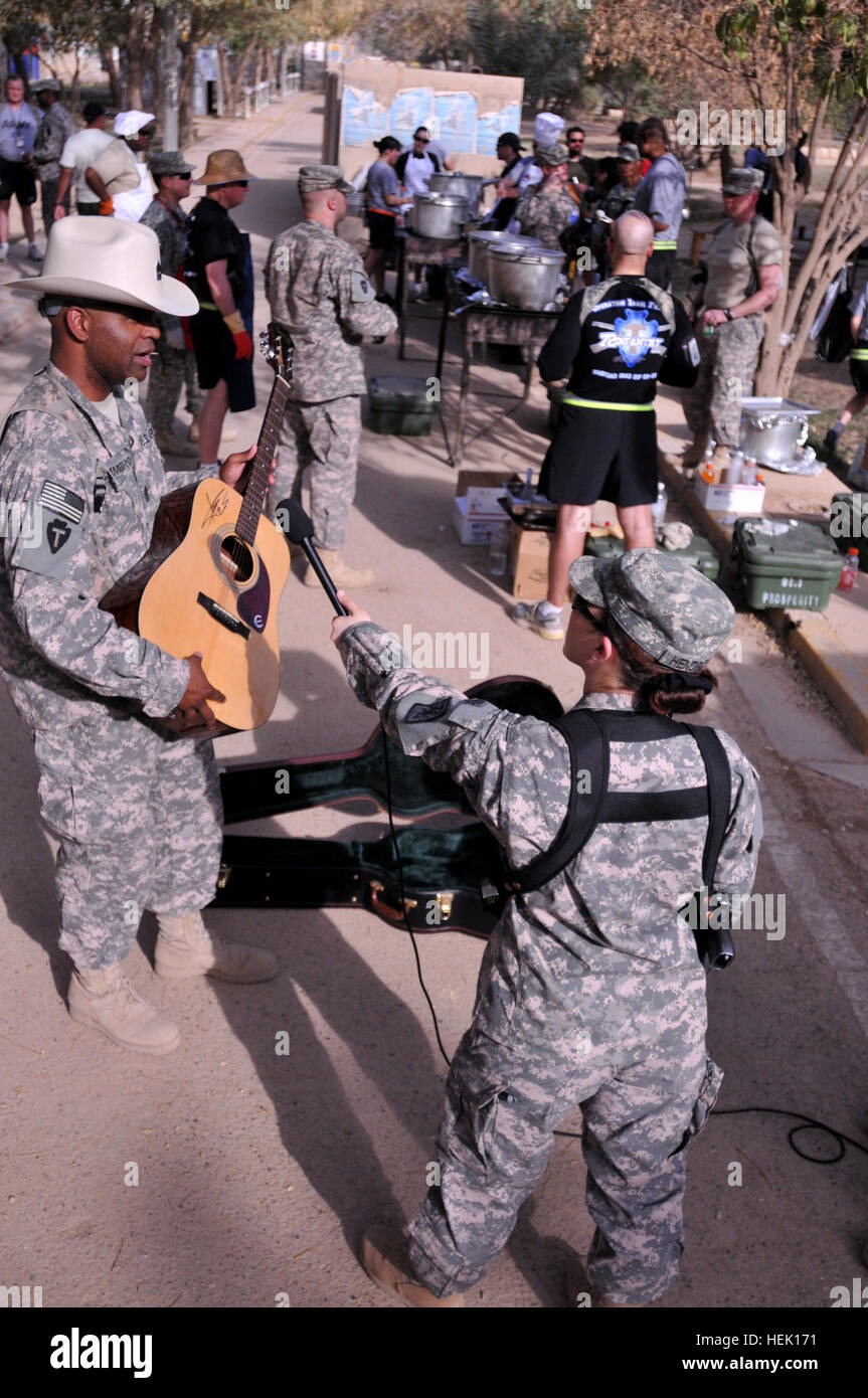In this image released by the Texas Army National Guard, 1st Sgt ...