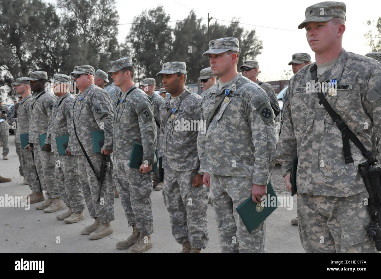 Soldiers of the 1192nd Engineer Company, a vertical construction unit ...