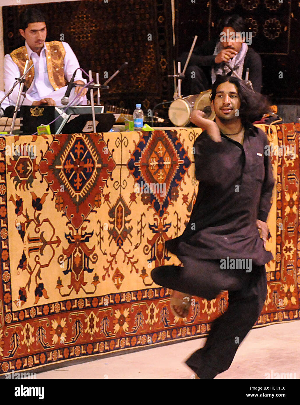 100301-A-7017J-015: BAGRAM AIRFIELD, Afghanistan – An Atan dancer ...