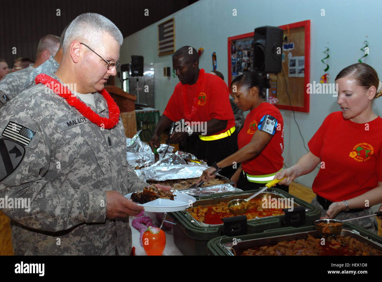 Command Sgt. Maj. Rory Malloy, senior enlisted advisor, Multi-National ...