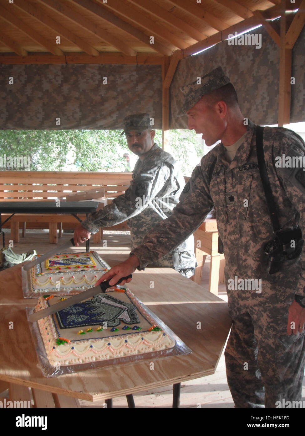 Lt. Col. Anthony Bohn, commander of 13th Combat Sustainment Support ...