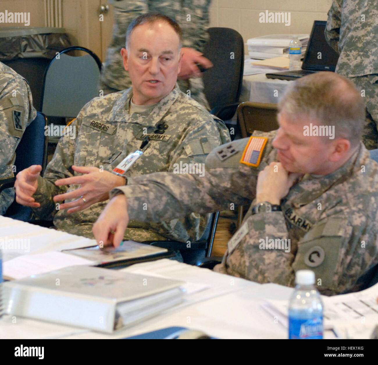 FORT DEVENS, Mass. -- Maj. Gen. James E. Rogers, commanding general of ...