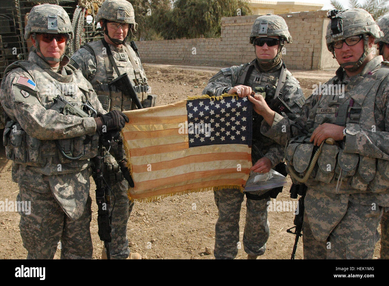 TAJI, Iraq – From left to right: San Bernardino, Calif. native, Lt. Col ...