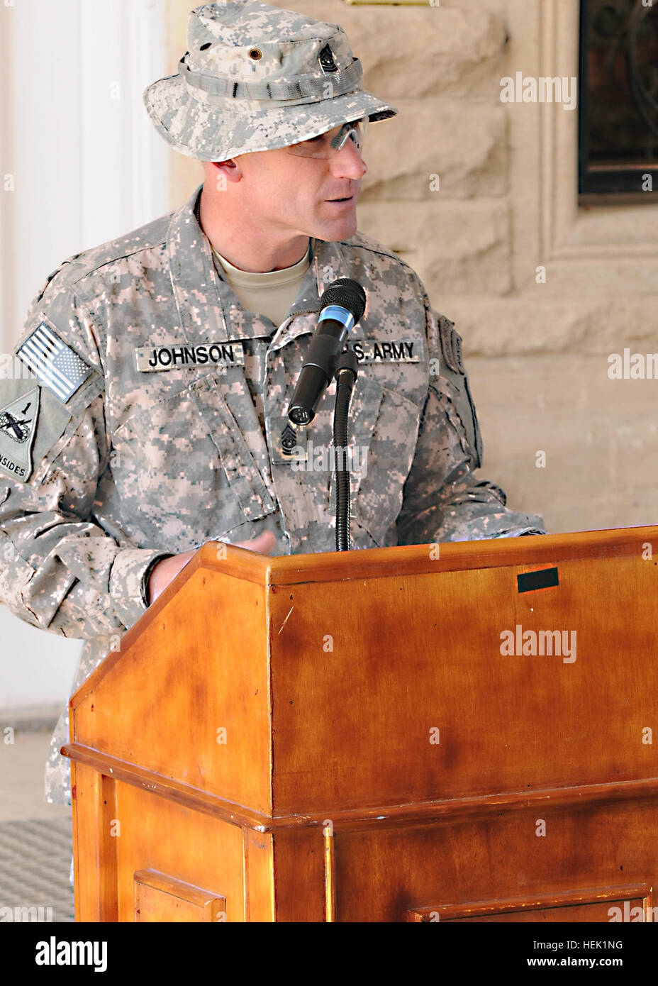U.S. Army Command Sgt. Maj. William Johnson, command sergeant major ...