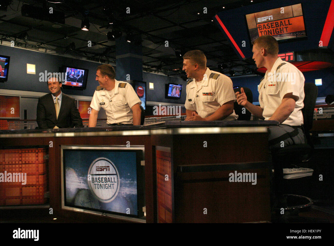 Karl Ravech, host of "Baseball Tonight" is joined by West Point Cadets ...
