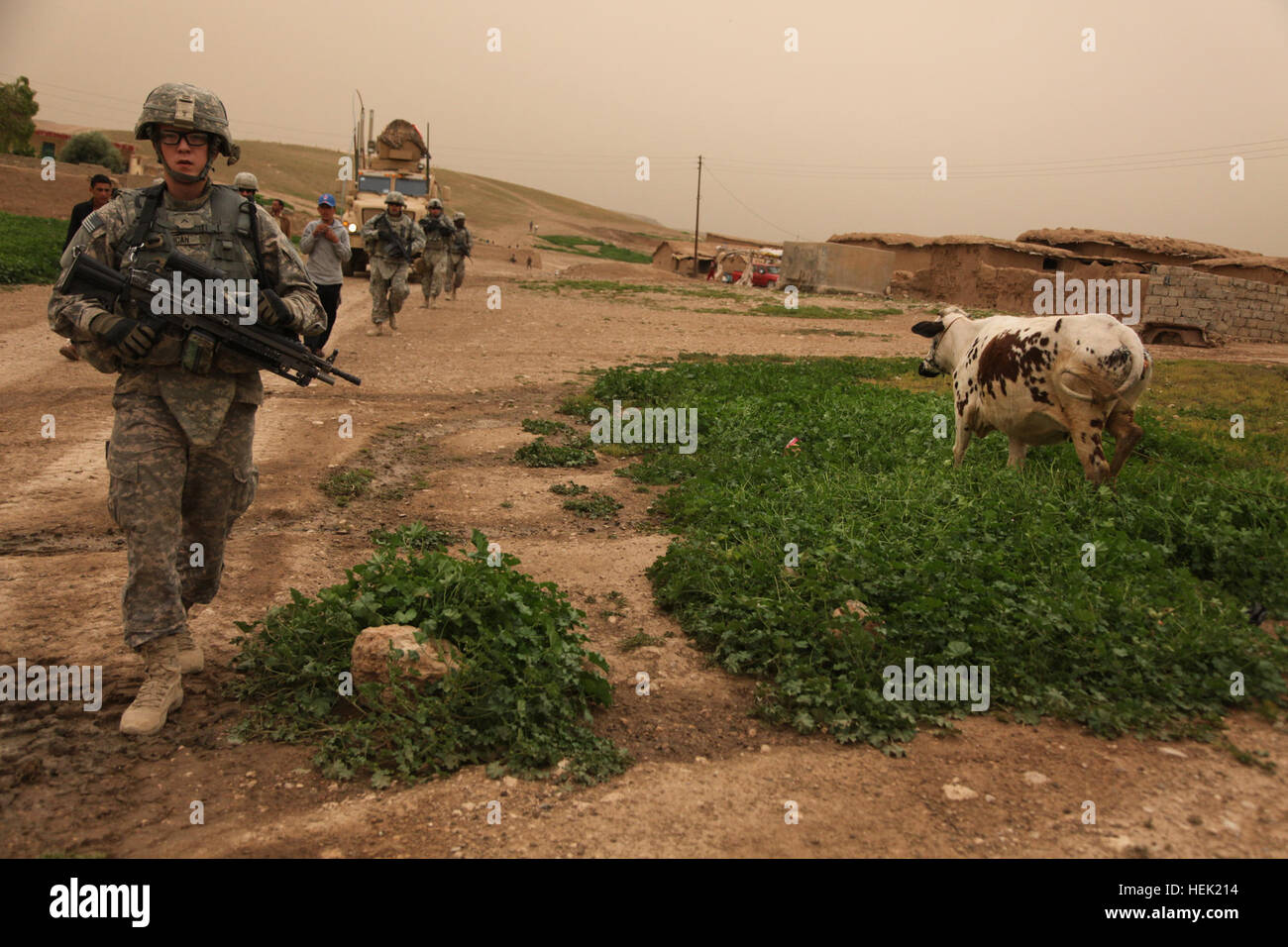 U.S. Army Pvt. Donald Duncan, Crazy Horse Troop, 3rd Squadron, 7th ...