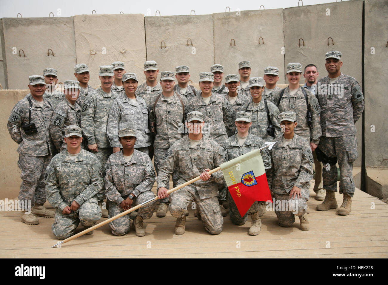 Service members from 223rd Financial Management Detachment pose for a ...
