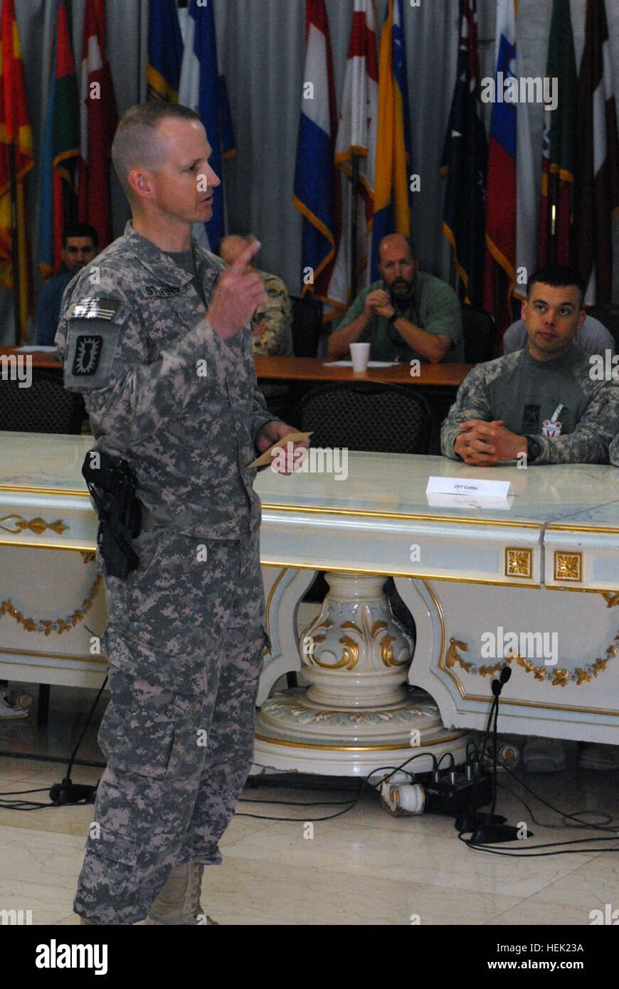 Lt. Col. Geoffrey Stevens, from Melrose, Mass., commander of 79th ...