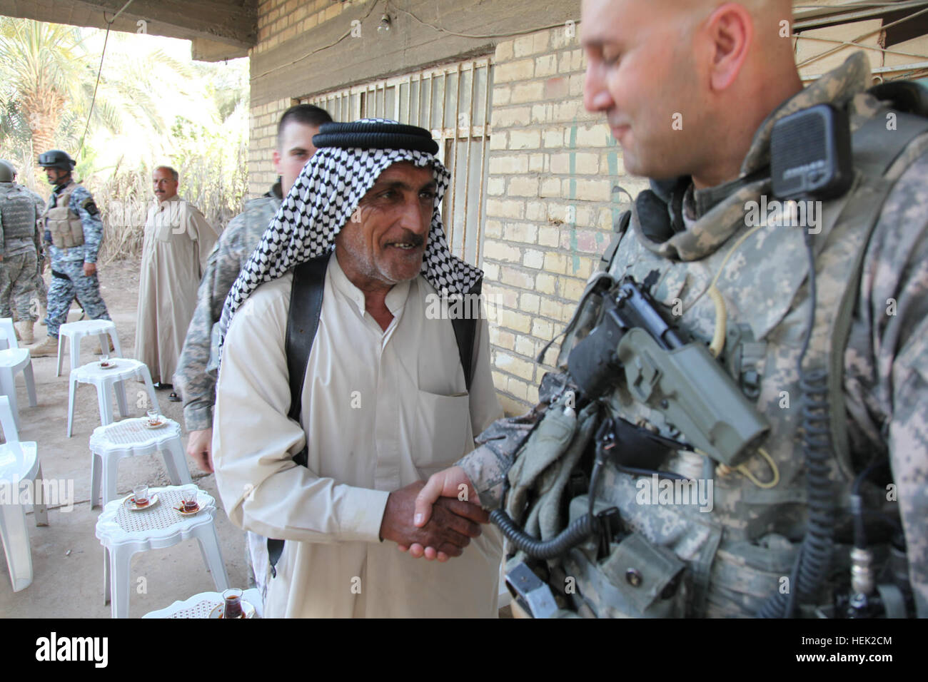 U.S. Army Lt. Col. Kyle Kouri of the 3rd Infantry Division, 118th ...