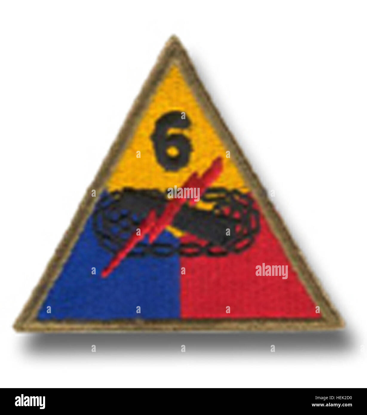 6th Armd Div patch Stock Photo - Alamy