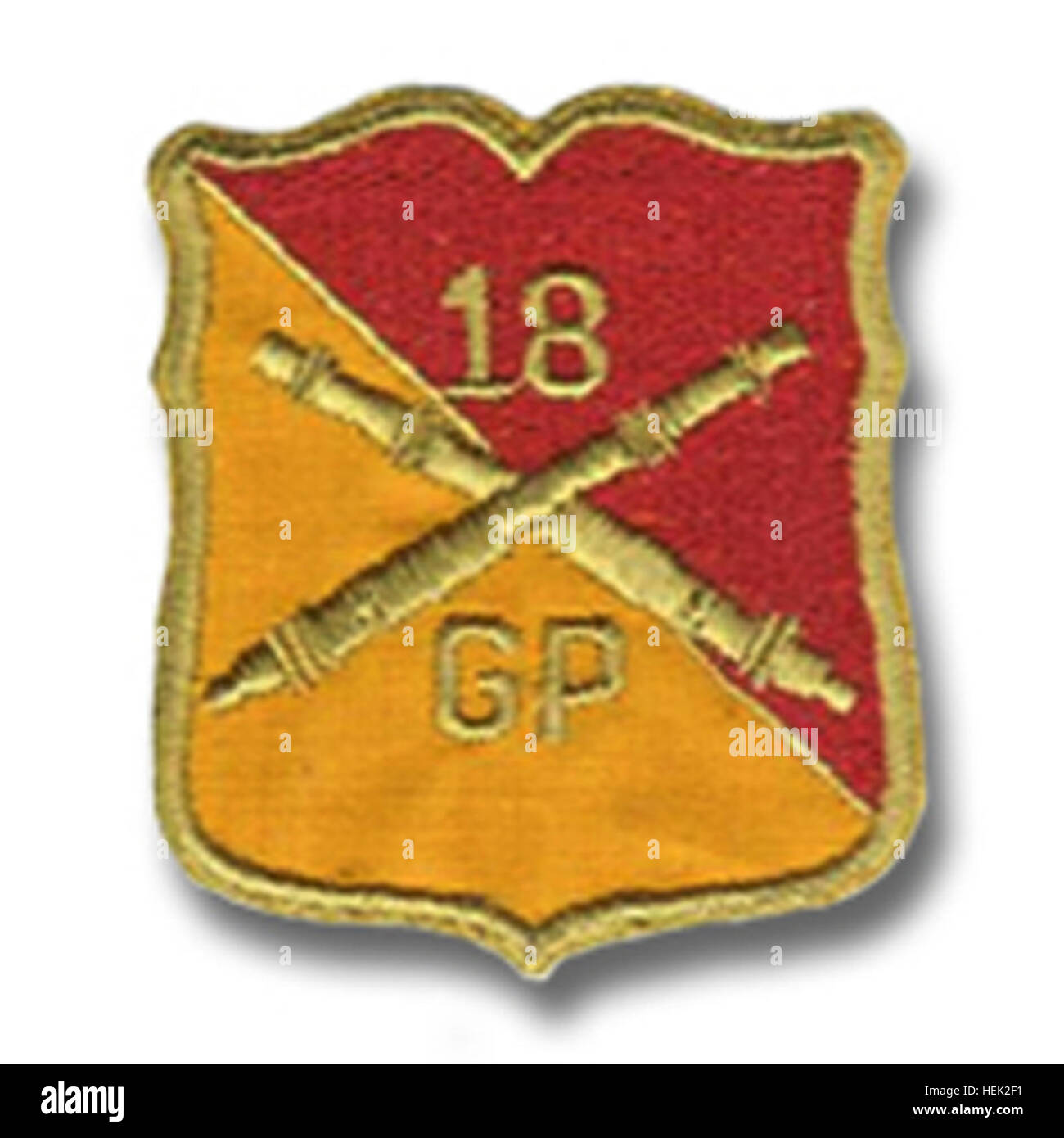 18th Arty Gp patch Stock Photo - Alamy