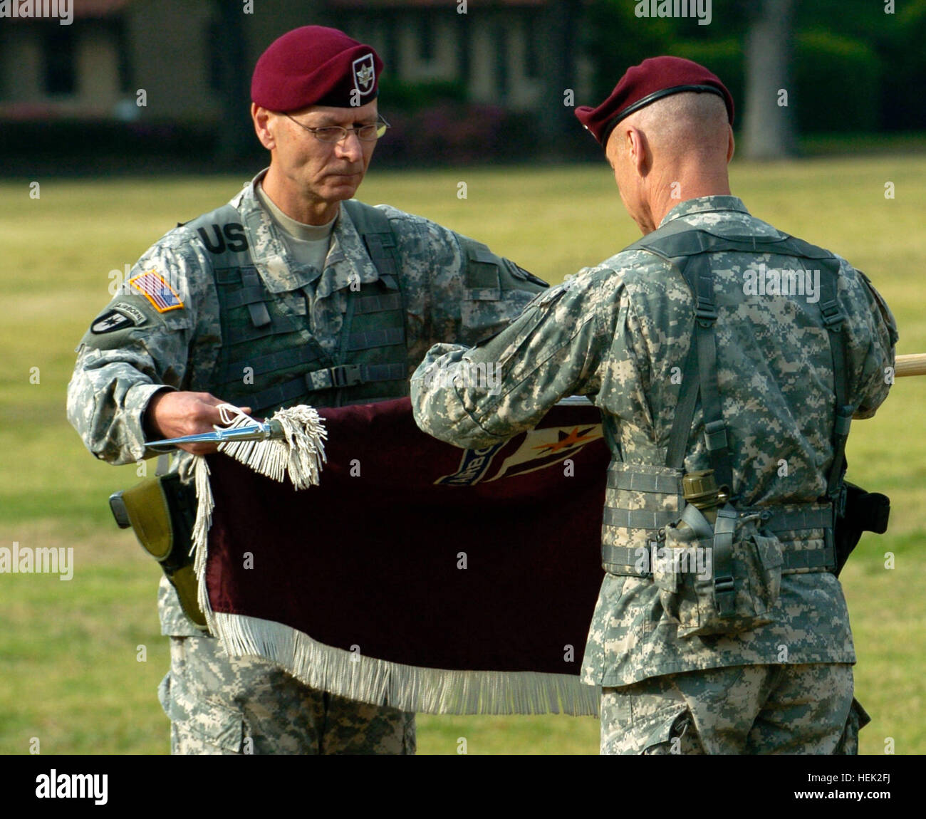 Col. Ronald A. Maul, the final commander of the 44th Medical Command ...