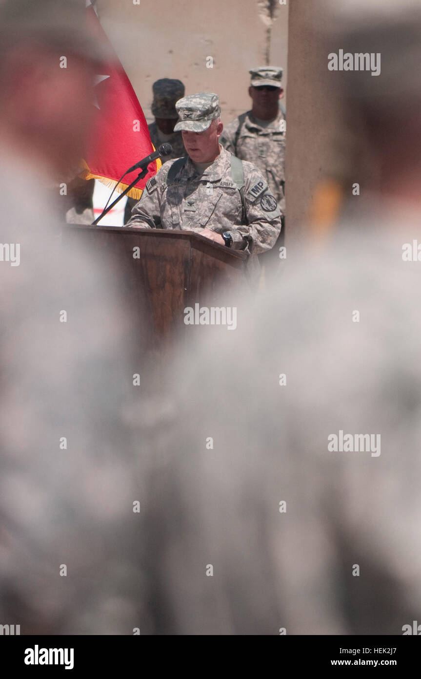 Col. Mack Huey, the commander of the 89th Military Police Brigade ...