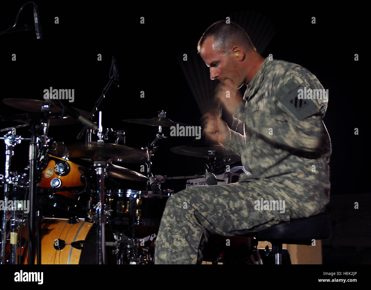 Staff Sgt. Kevin L. Jahn, a percussionist with the 3rd Infantry ...