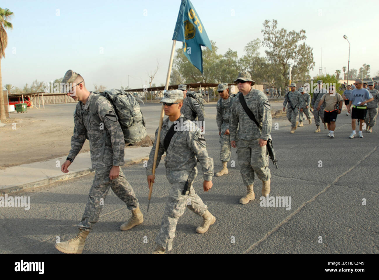 US Army 51760 Soldiers walk together during a commemorative march on ...