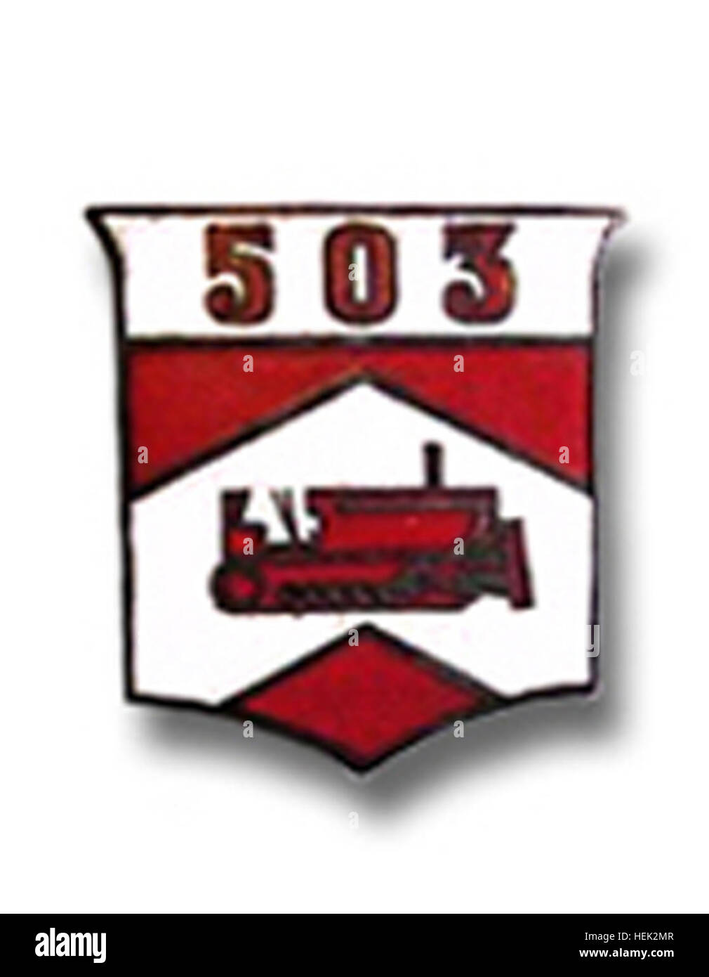 503rd Engineers Co crest Stock Photo - Alamy