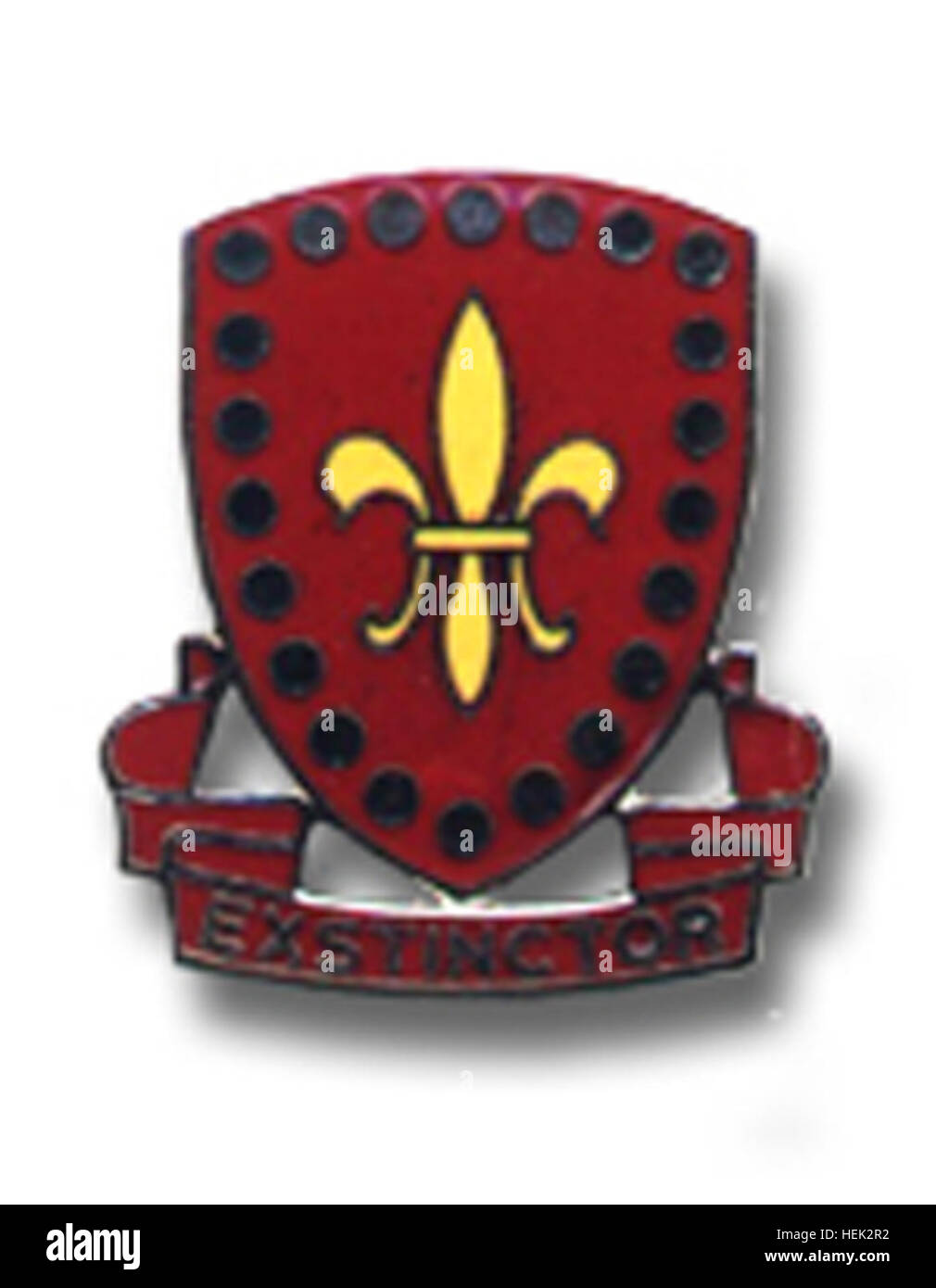 867th FA Bn crest Stock Photo - Alamy