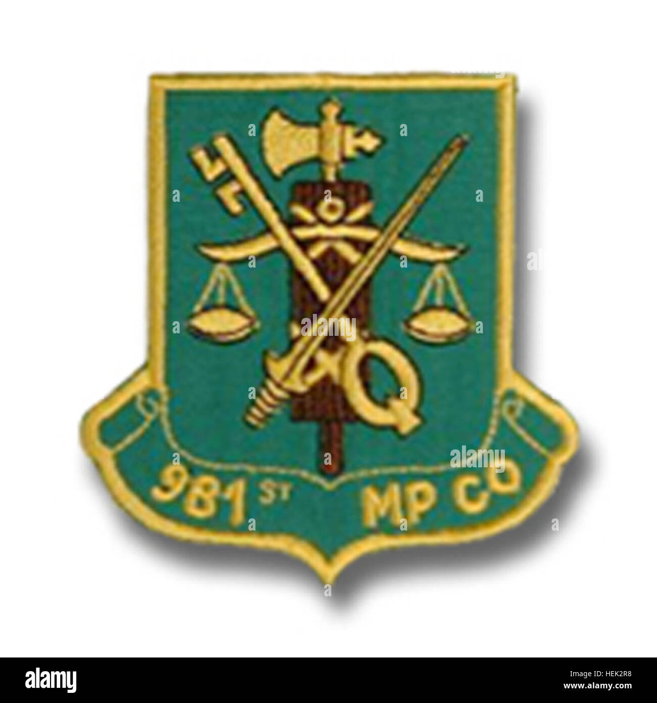981st MP Co pocket 1 Stock Photo - Alamy