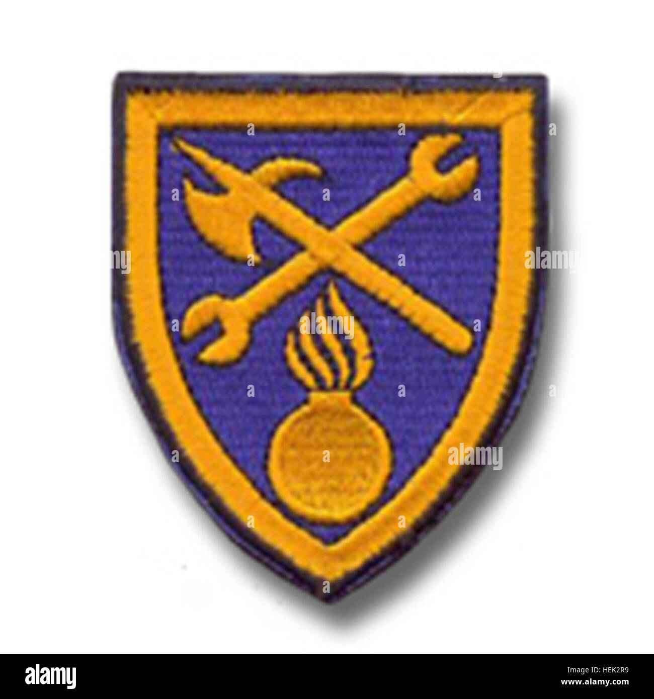 The 6930th Communications Squadron patch represents the unit's history ...