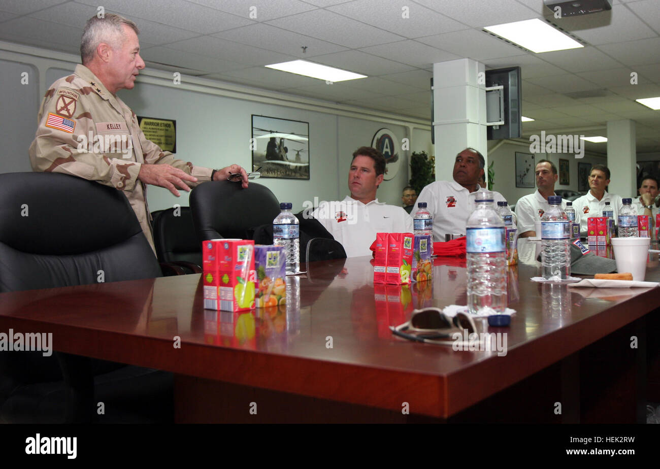 CAMP ARIFJAN, Kuwait (May 24, 2006) - Maj. Gen. James A. Kelly, the ...