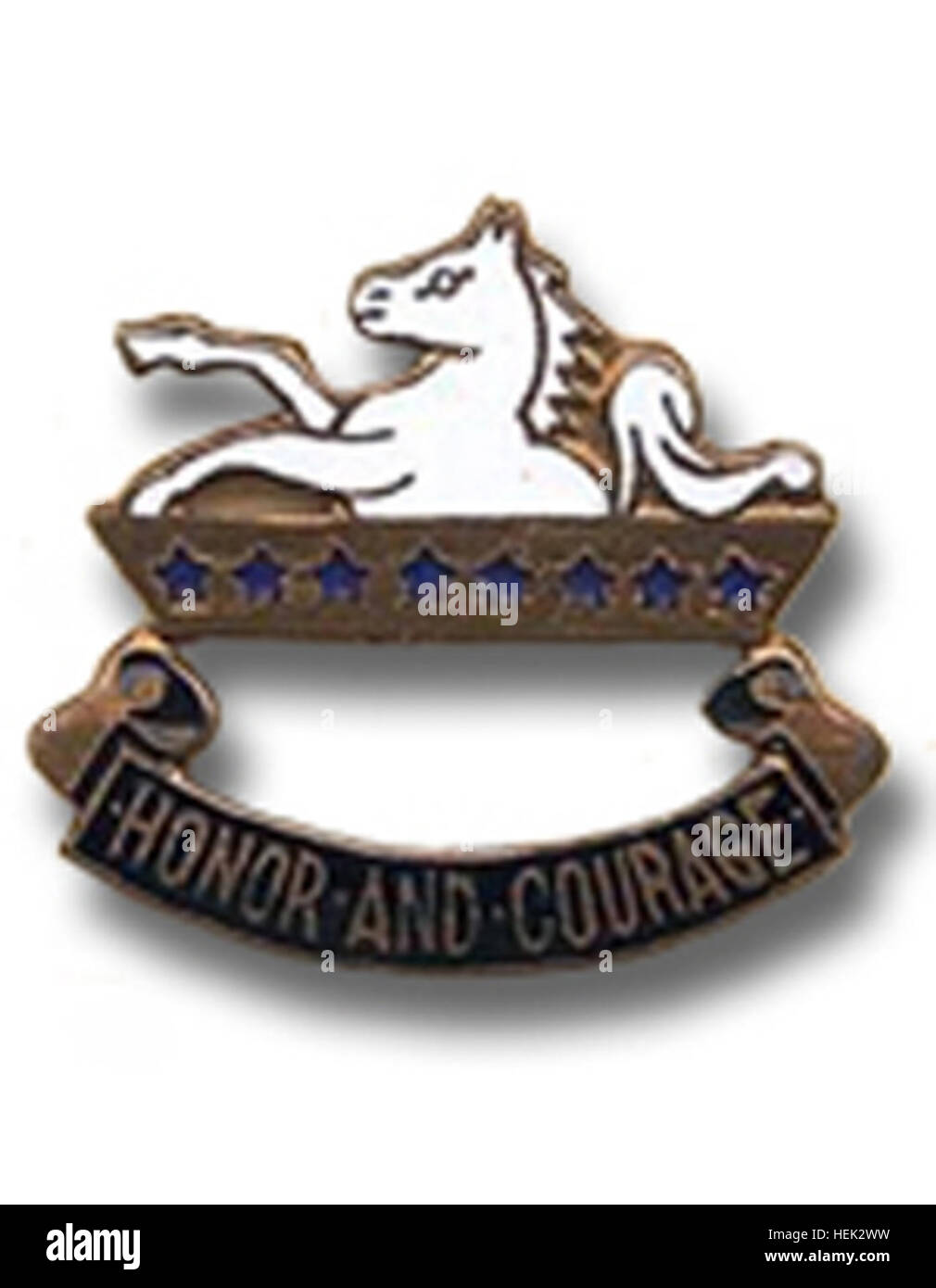 3rd Sq 8th Cav crest Stock Photo - Alamy