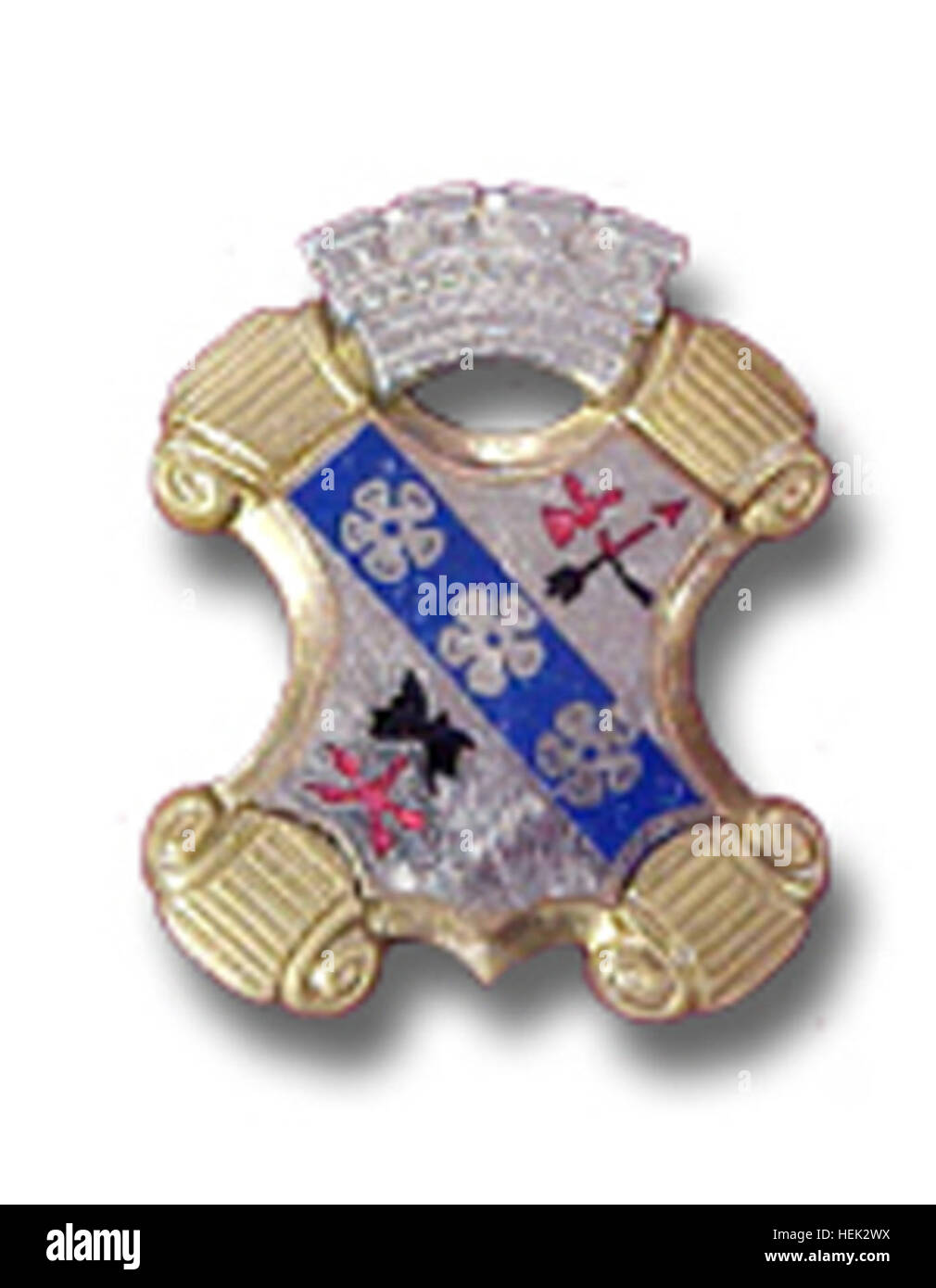 4th Bn 8th Inf crest Stock Photo - Alamy